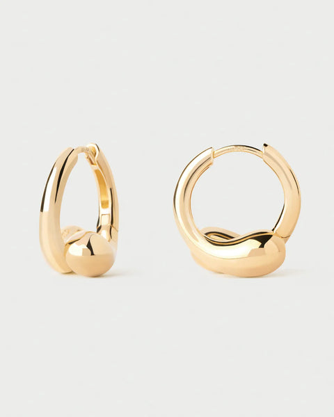 Pdpaola Loop Hoops in Gold – The Gate Boutique