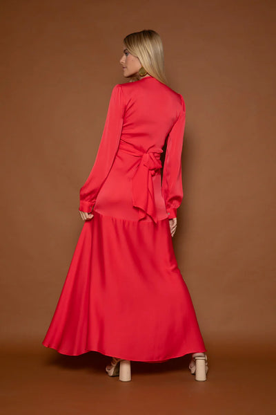 Silk 95 Five Ananda Dress in Red – The Gate Boutique