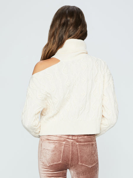 Paige Raundi Crop Cable Cream – The Gate Boutique