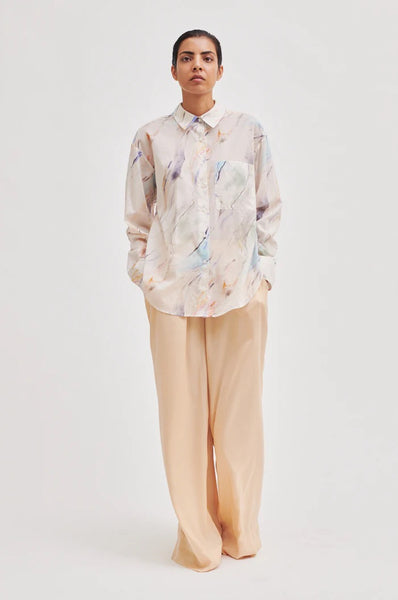 Second Female Alex Shirt in Ivory – The Gate Boutique